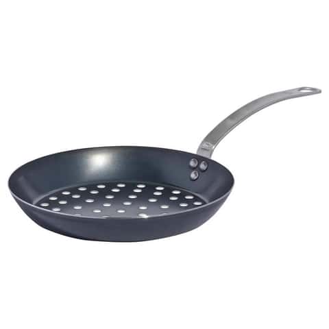 Made In Carbon Steel Grill Pan 12 in. Black Mfr# COOK-12-FRY-FIR - Ace ...