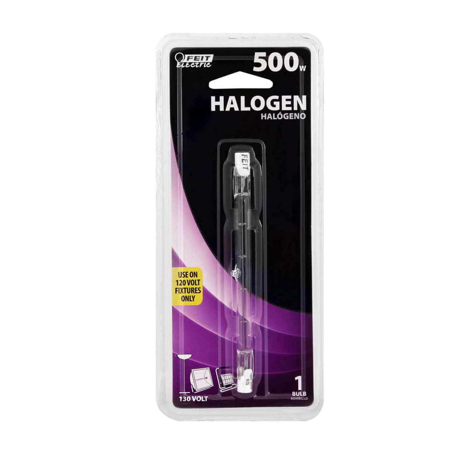 Feit 500 W T3 Tubular Incandescent Bulb R7S Warm White 1 pk - Ace Hardware