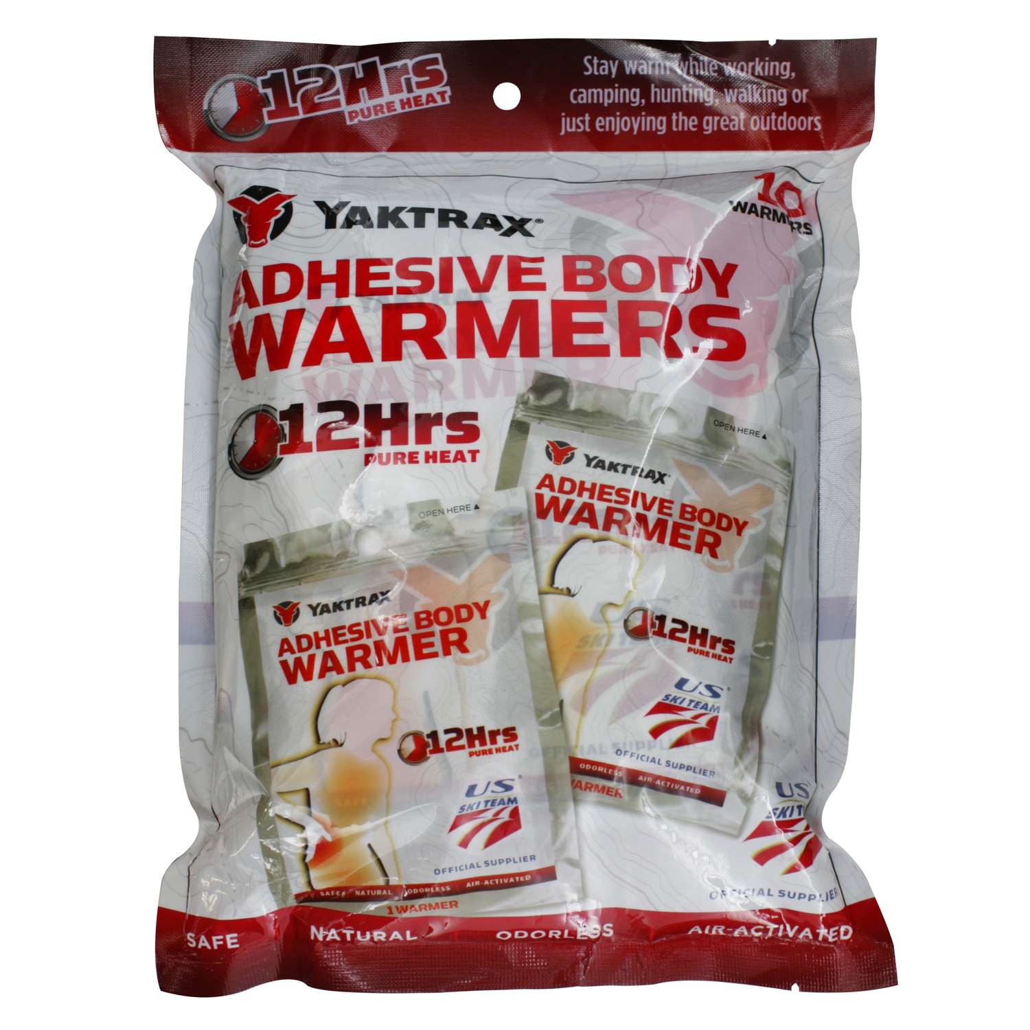 JW Ministry Supplies Yaktrax 12-Hour Adhesive Body Warmers - 10 Pack ...