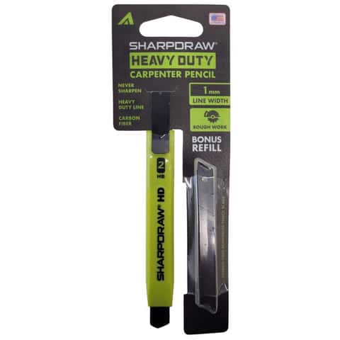 CH Hanson SharpDraw 7 in. L Mechanical Carpenter Pencil w/refill Snap ...