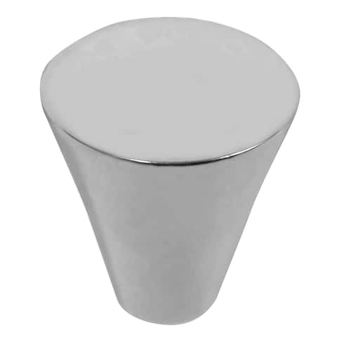 Laurey Delano Cone Cabinet Knob 1 in. D Polished Chrome 1 pk - Ace Hardware