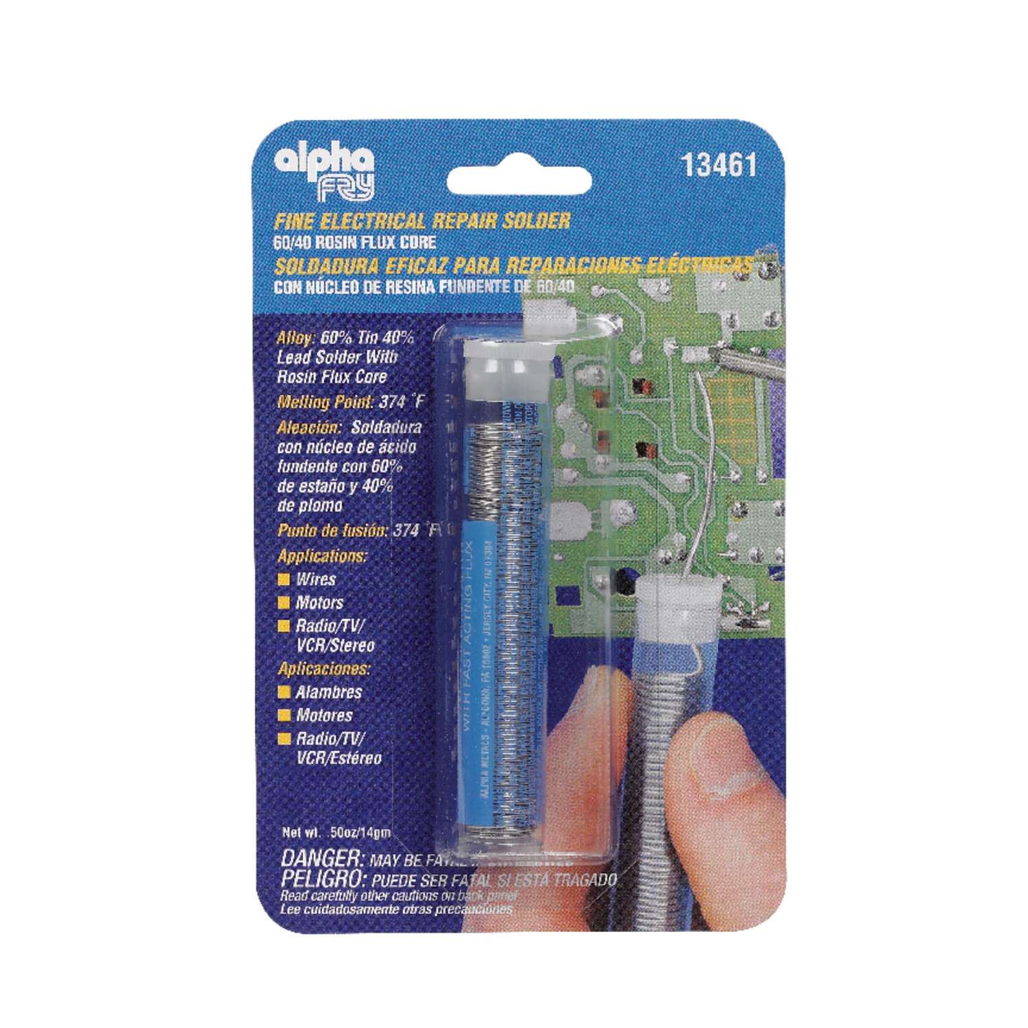 Alpha Fry 0.5 oz Repair Solder 0.03 in. D Tin/Lead 60/40 1 pc - Ace ...