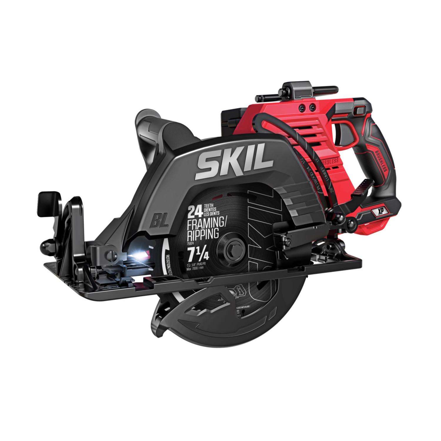 SKIL 20V 7-1/4 in. Cordless Brushless Circular Saw Kit (Battery ...