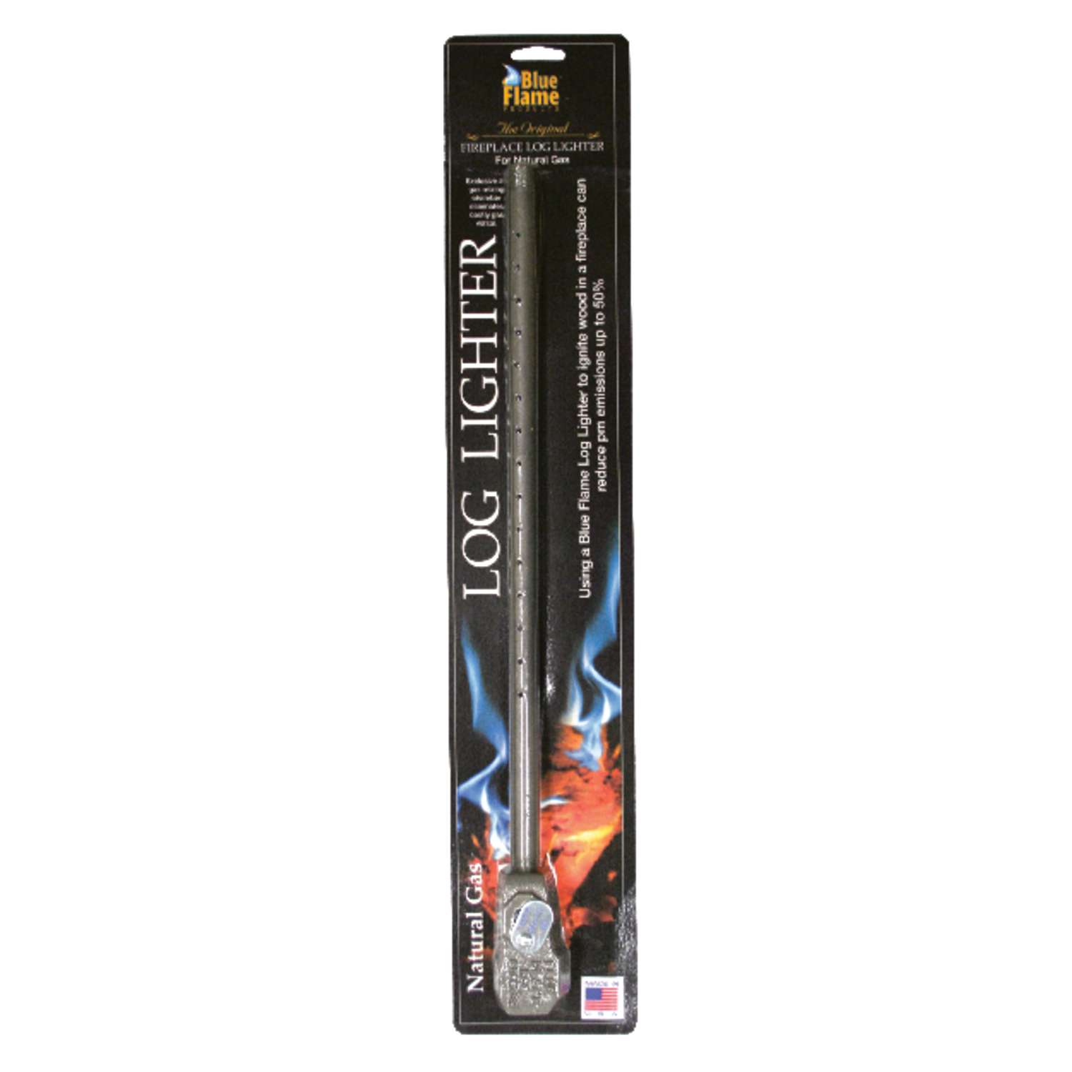 Blue Flame Black Steel Log Lighter - Ace Hardware