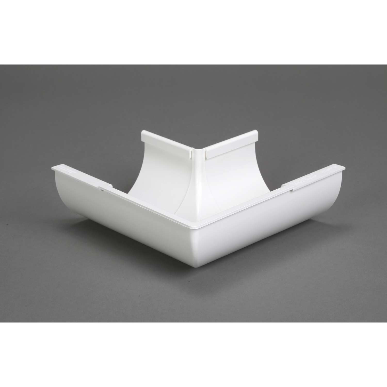 Plastmo Classic 4 in. W White Vinyl Half Round Outside Corner - Ace ...