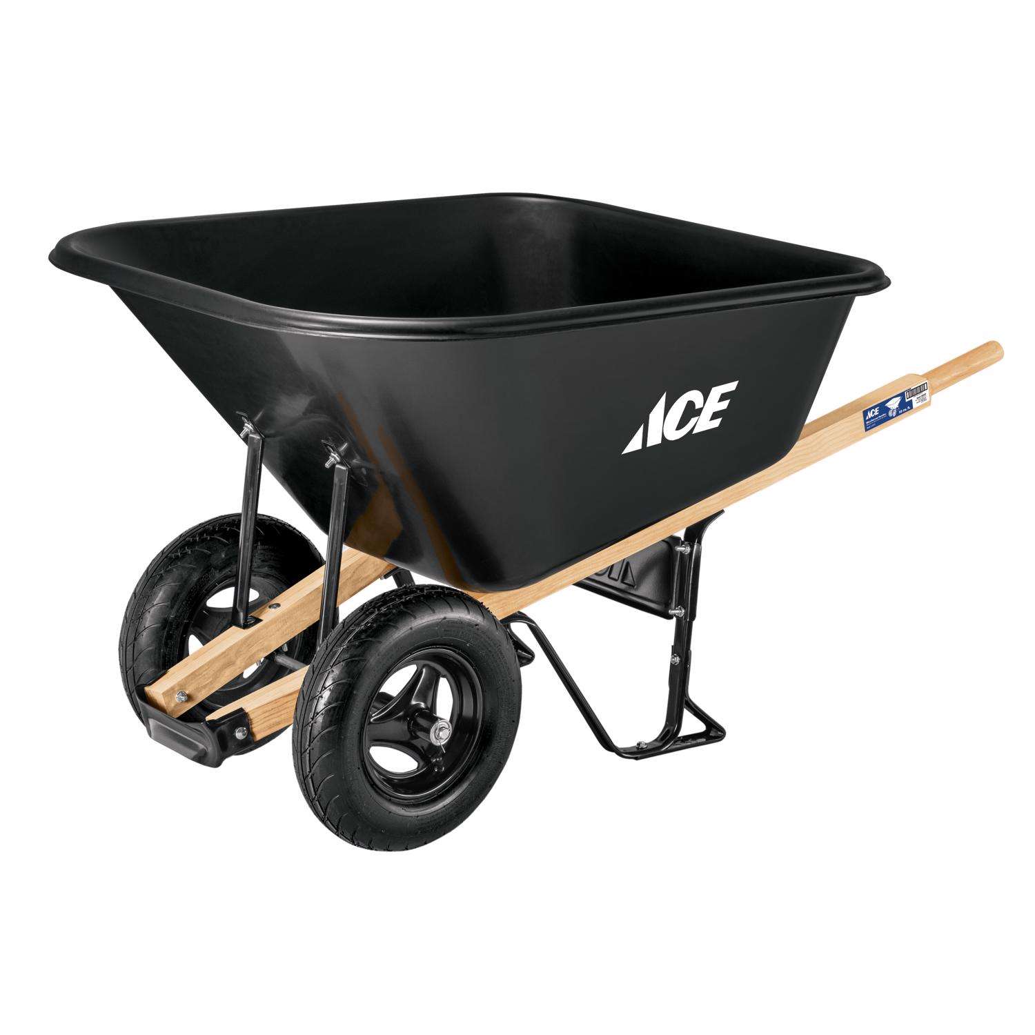 Ace Poly Wheelbarrow 10 cu ft - Ace Hardware