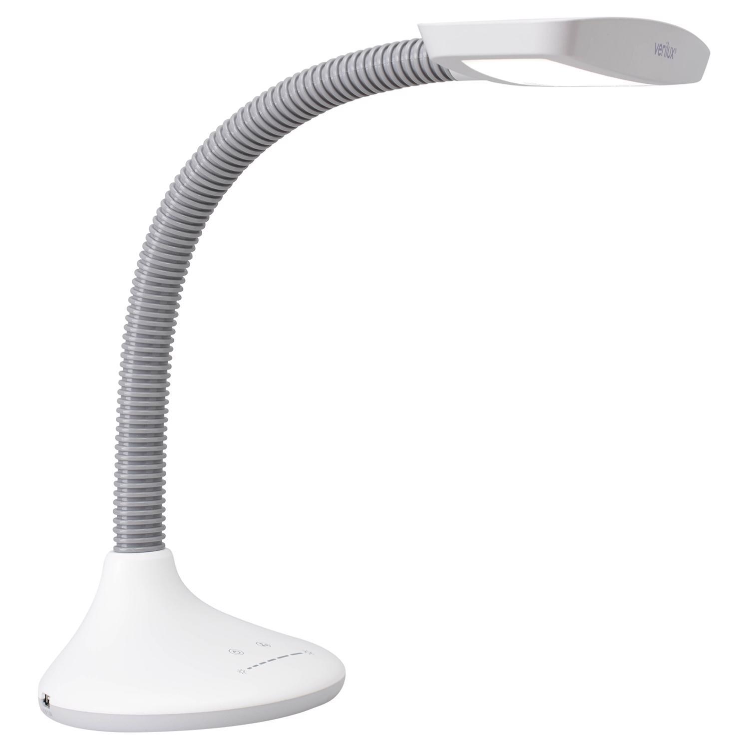 Verilux SmartLight 15 in. White Full Spectrum Desk Lamp - Sansujyuku