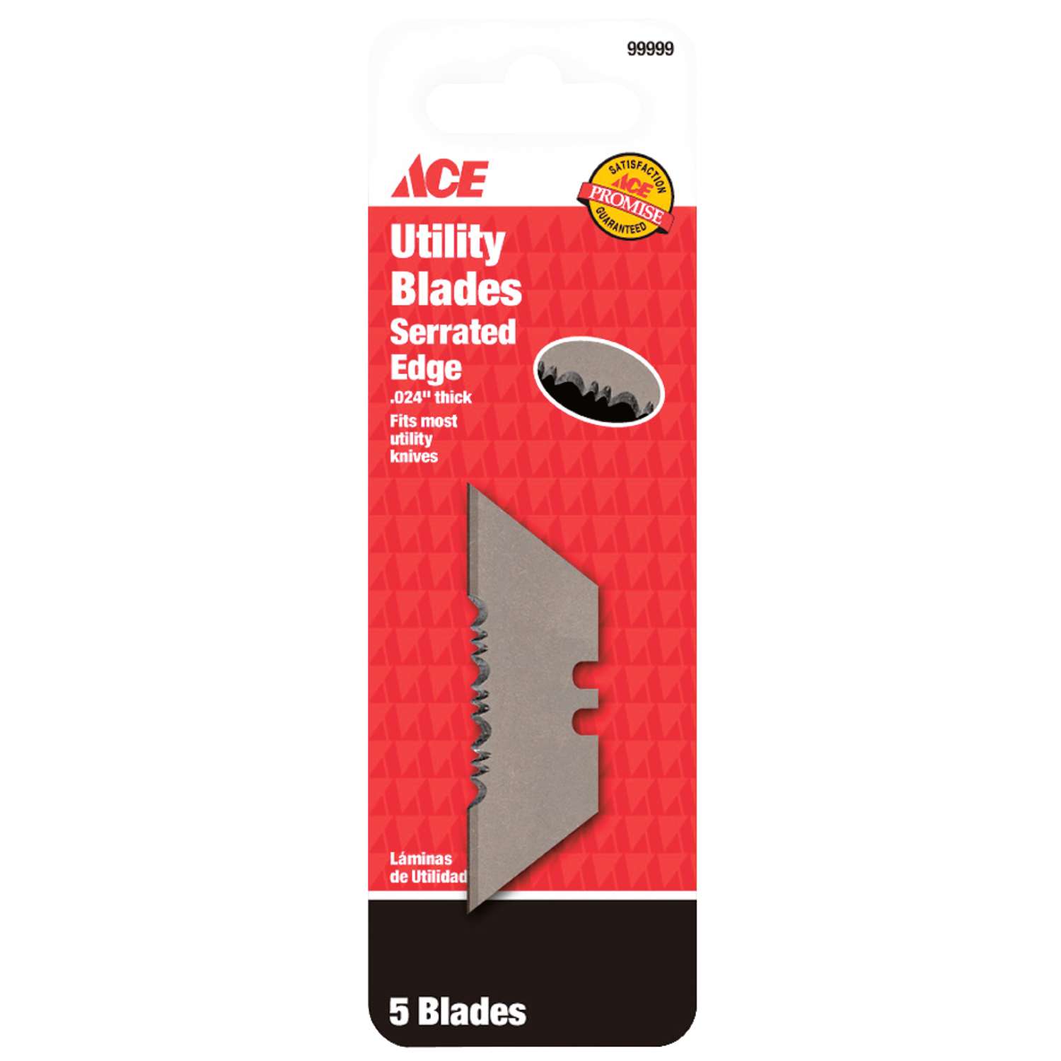 Ace Carbon Steel Serrated Replacement Blade 5 pc - Ace Hardware