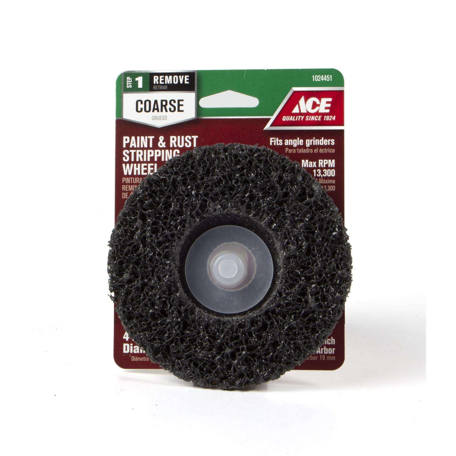 Ace 4-1/2 in. Silicon Carbide Center Mount Paint and Rust Remover Disc ...