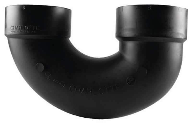 Charlotte Pipe 1-1/2 in. Hub X 1-1/2 in. D Hub ABS U-Bend - Ace Hardware