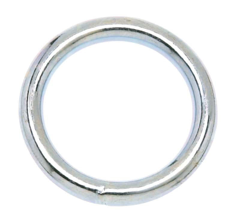 Campbell Nickel-Plated Steel Welded Ring 200 lb. cap. - Ace Hardware