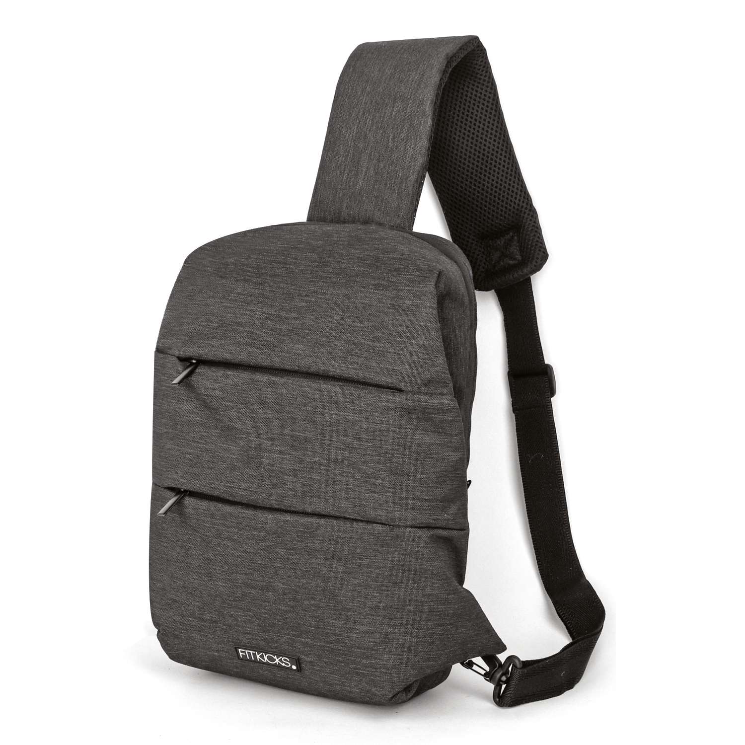 Fitkicks Black Sling Backpack 15.1 in. H X 10 in. W - Ace Hardware