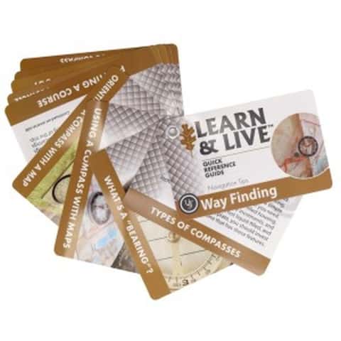 UST Brands Learn And Live Reference Card Kit 0.2 in. H X 2.25 in. W X 3 ...