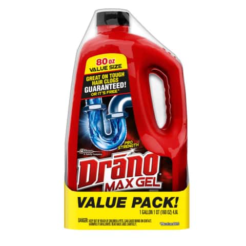 Drano Professional Strength Gel Drain Clog Remover 160 oz Mfr# 70462 ...