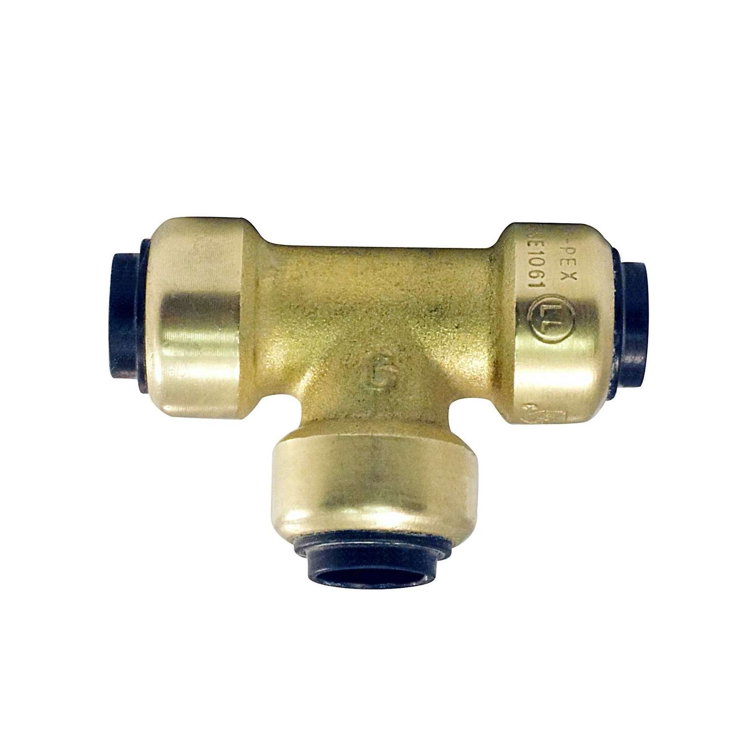 Apollo Tectite Push to Connect 1/4 in. PTC in to X 1/4 in. D PTC Brass ...