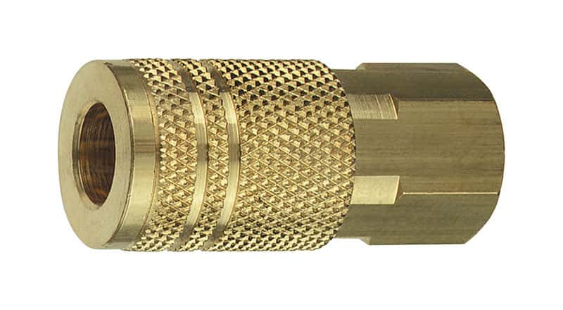 Tru-Flate Brass Quick Change Coupler 1/4 in. FPT NPT 1 pc. - Ace Hardware