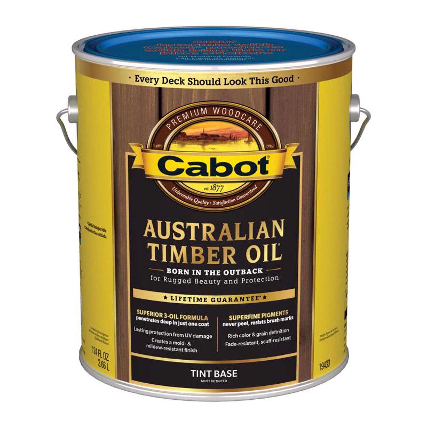 Cabot Australian Timber Oil Low VOC Transparent Tintable Tintable Base ...