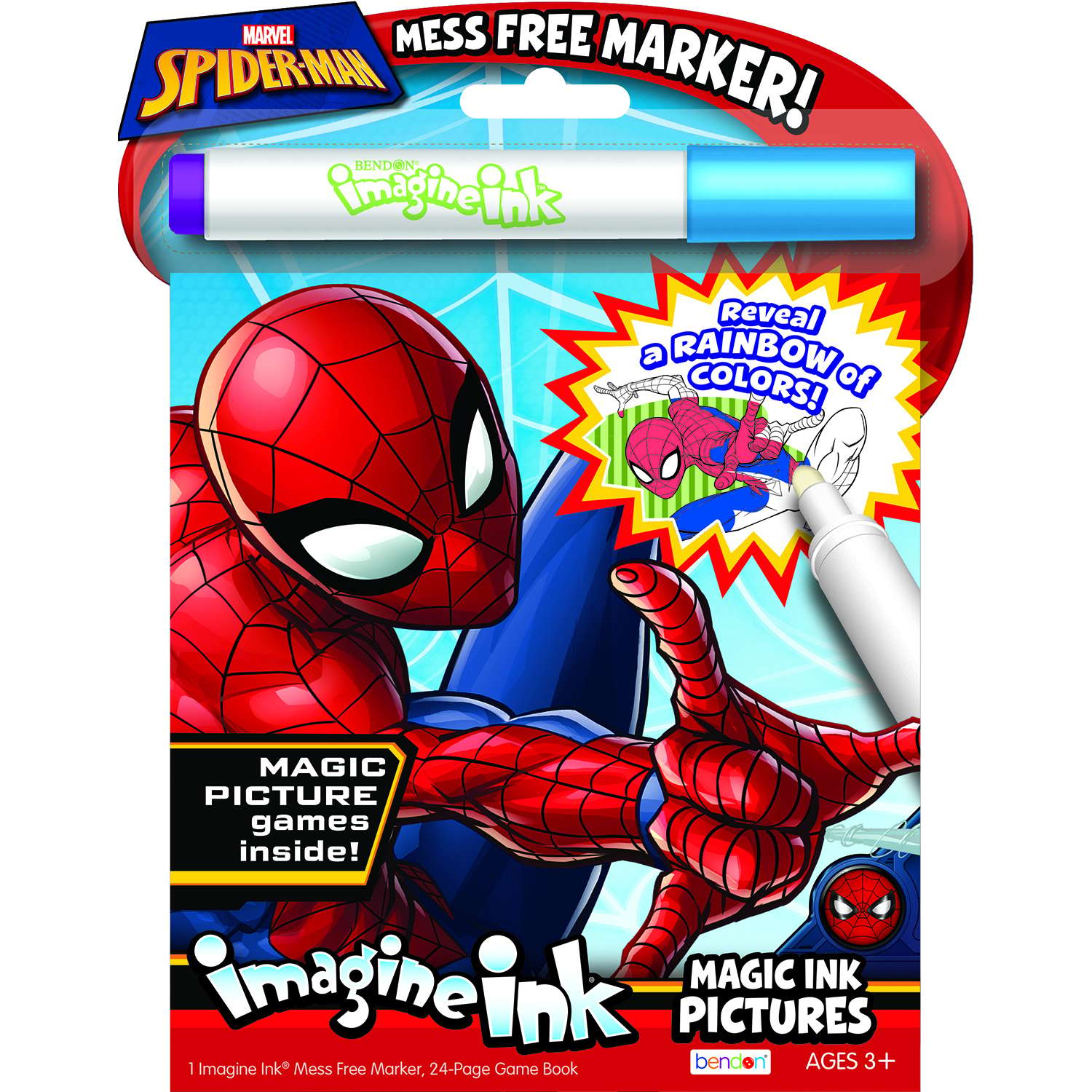 Bendon Marvel Spider-Man Magic Ink Pictures Mfr# 40923 - Ace Hardware