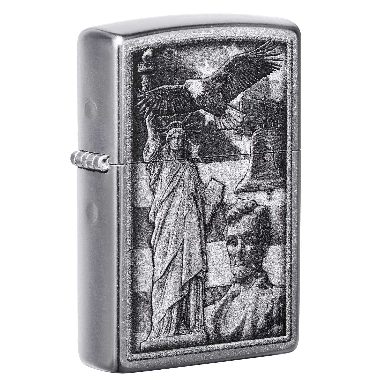 Zippo Silver American Icon Lighter 1 pk - Ace Hardware