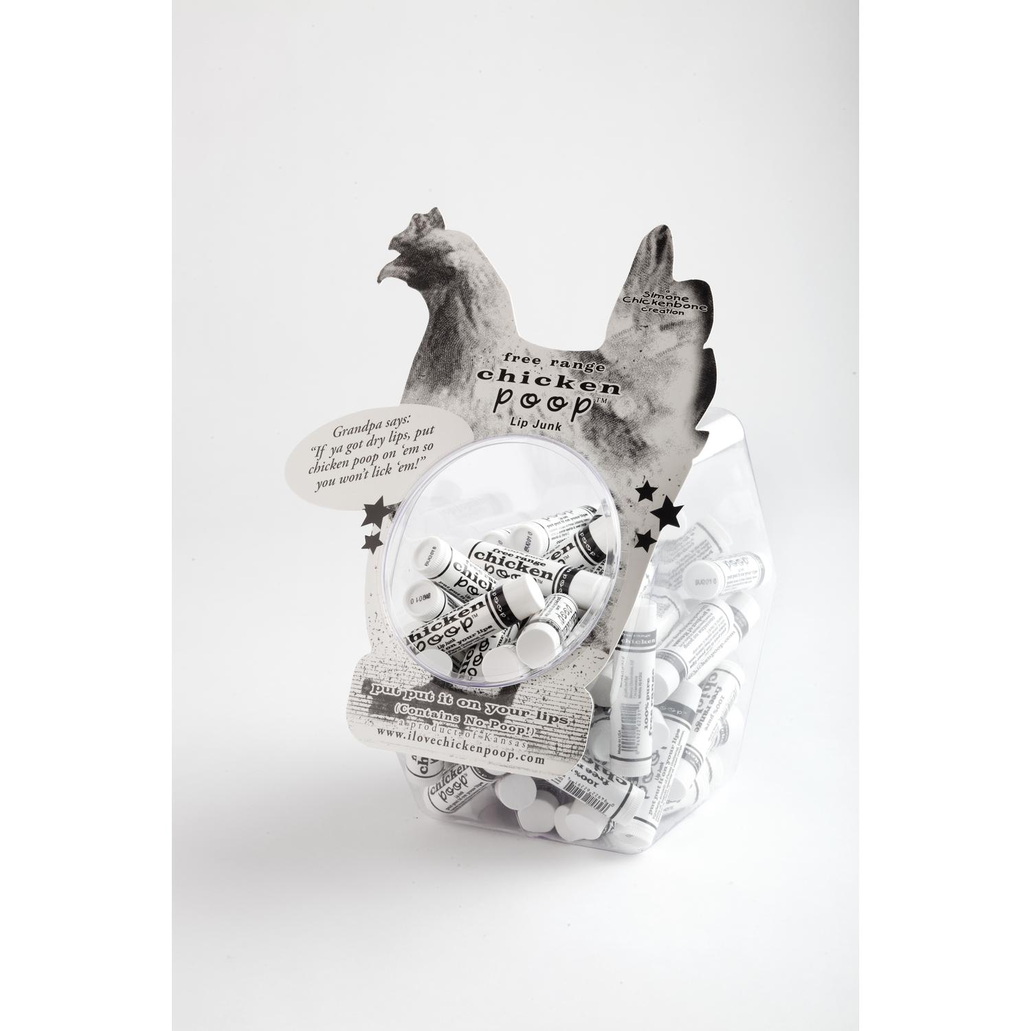 Simone Chickenbone Chicken Poop Lip Junk Lavender Scent Lip Balm 0.15 ...
