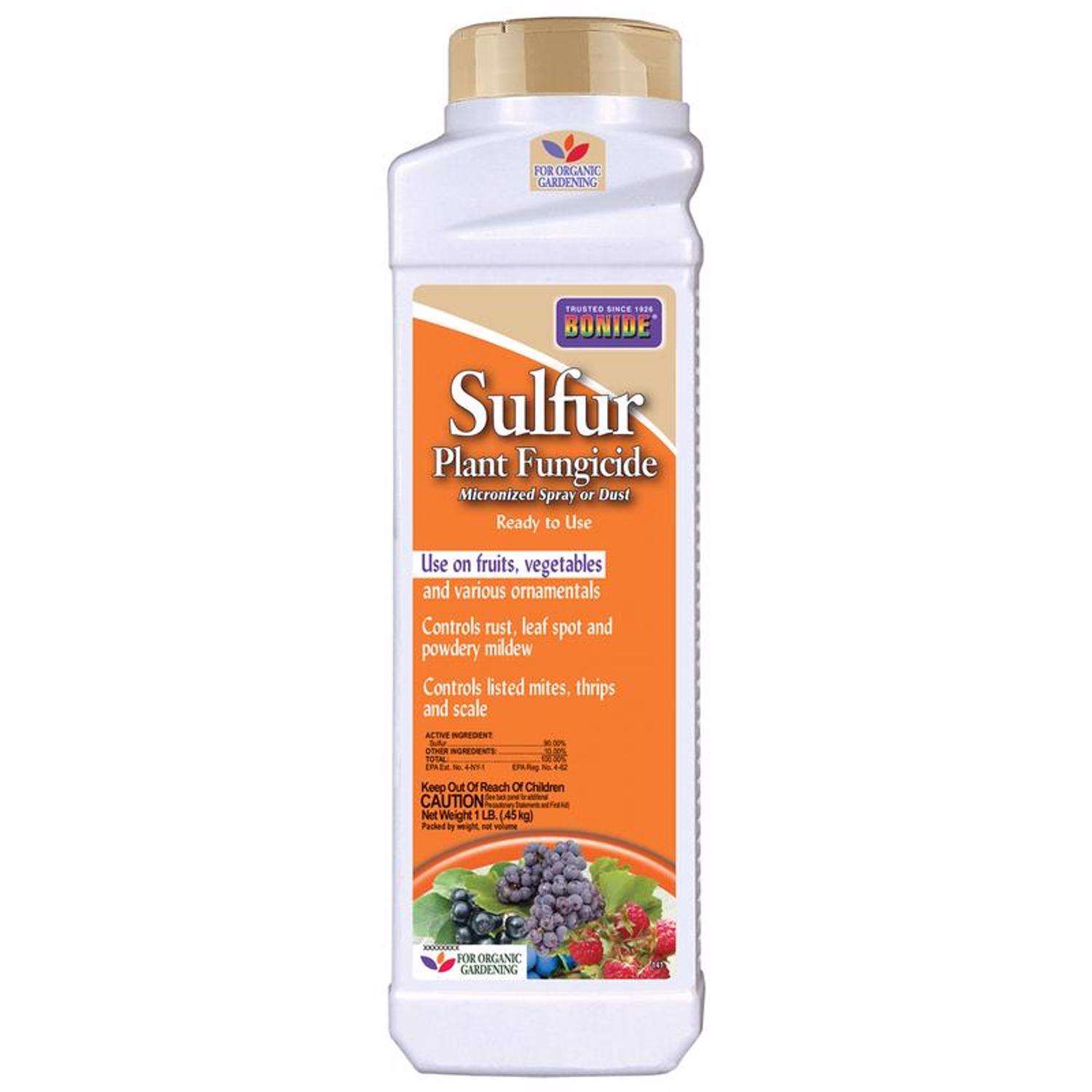 Bonide Sulfur Organic Concentrated Dust Fungicide 1 lb - Ace Hardware