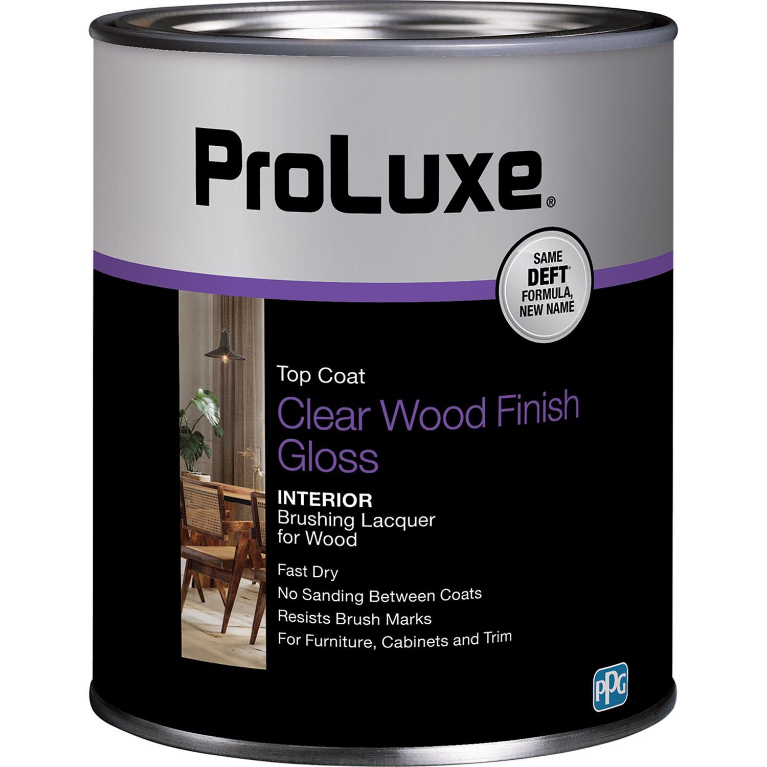 Proluxe Gloss Clear Oil Based Brushing Lacquer 1 Qt Ace Hardware