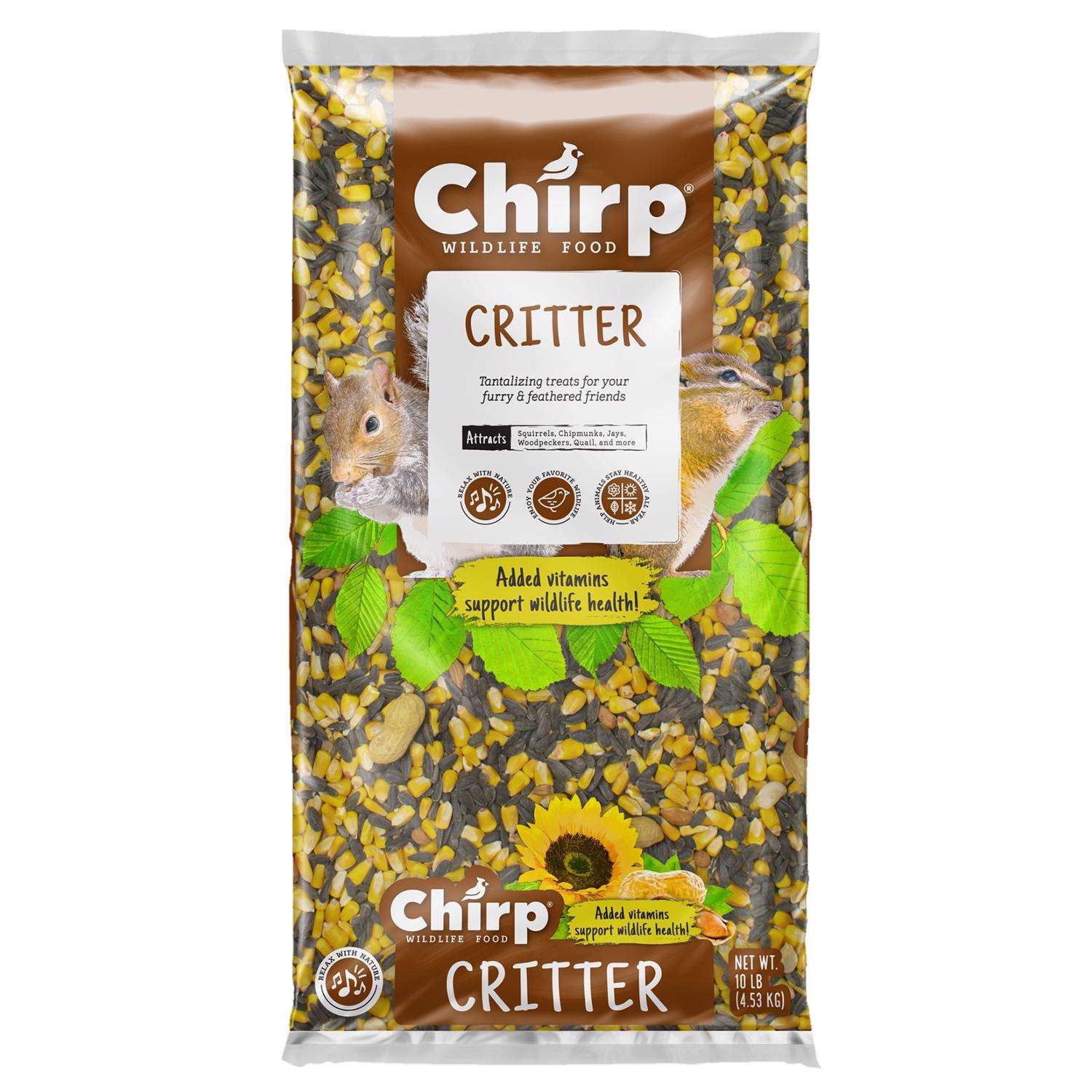 Chirp Assorted Species Grain Products Squirrel and Critter Food 10 lb ...
