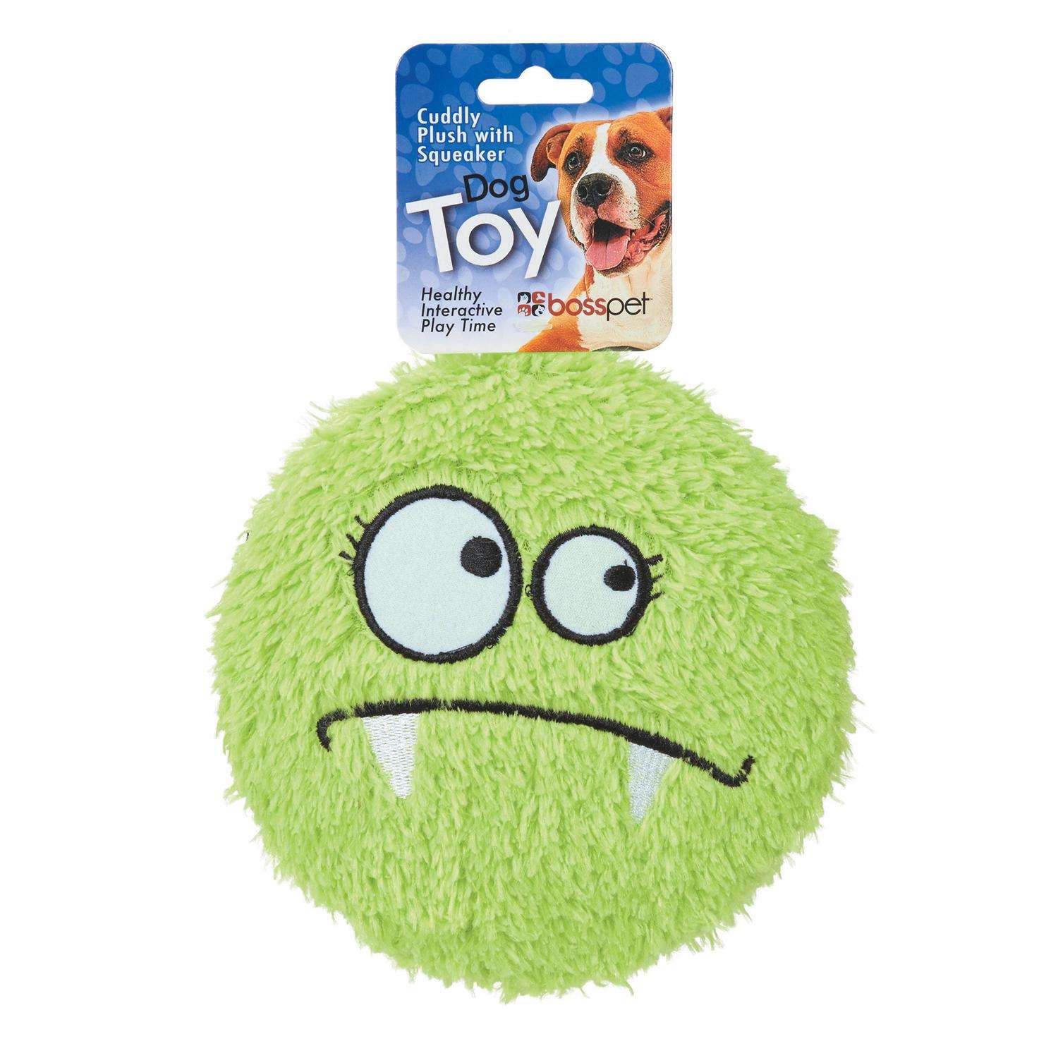 Boss Pet Assorted Plush Discs with Squeakers Dog Toy 1 pk - Ace Hardware