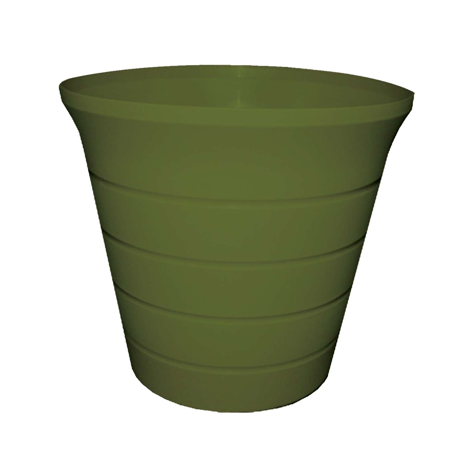 Misco Horizon 10.87 in. H X 12 in. D Plastic Planter Green Mfr# 1255/4 ...