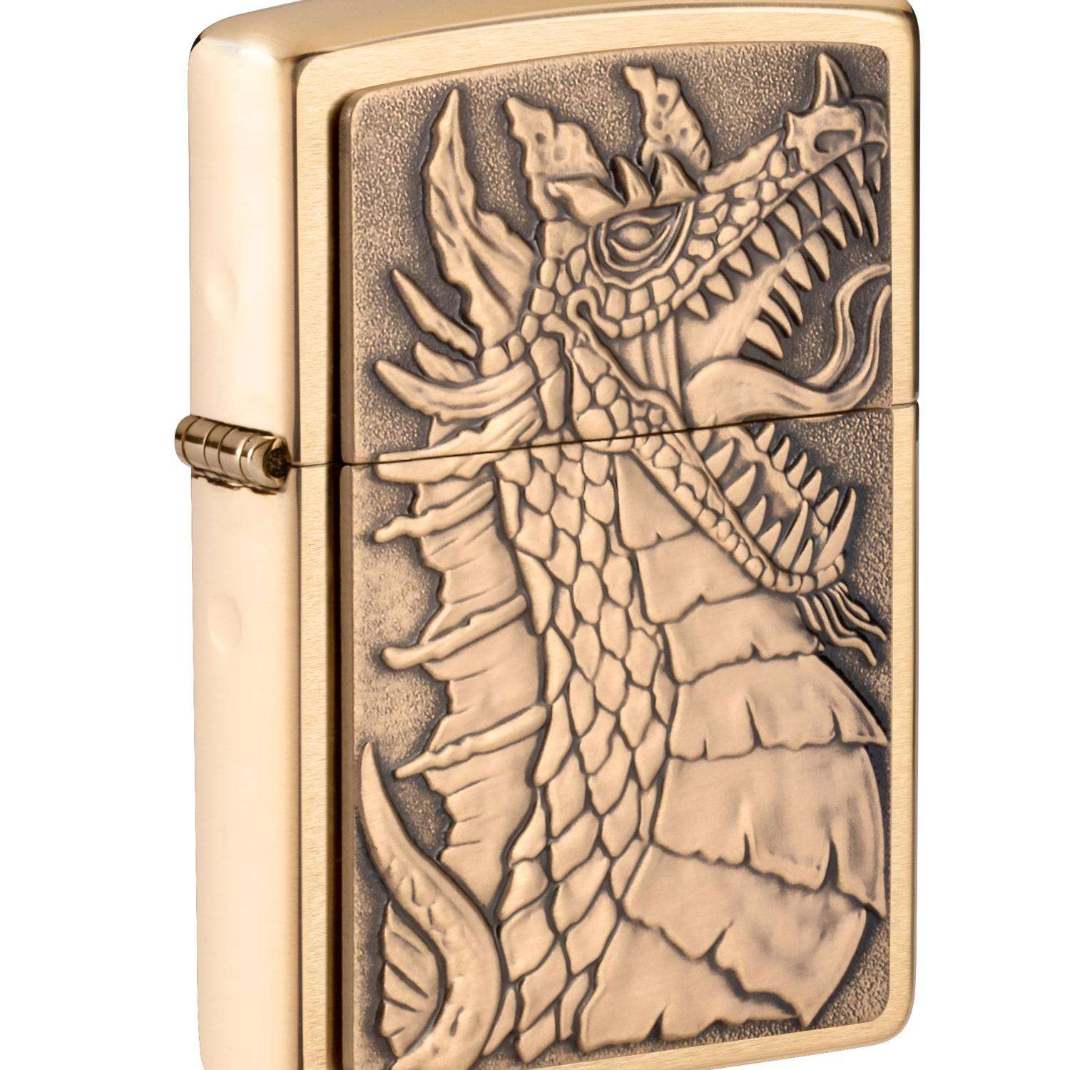 Zippo Gold Dragon Emblem Lighter 1 pk - Ace Hardware