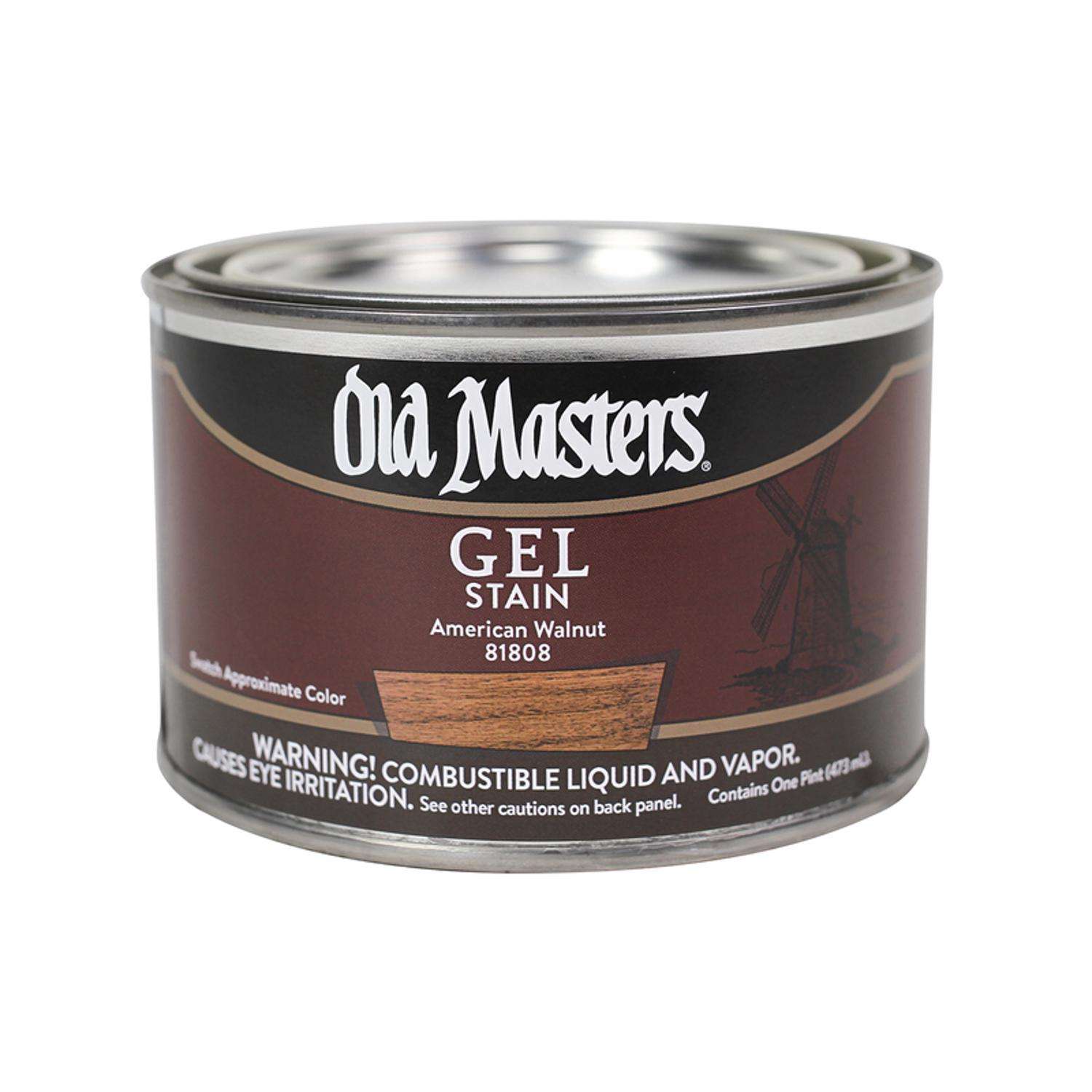 Old Masters Semi-Transparent American Walnut Oil-Based Alkyd Gel Stain ...
