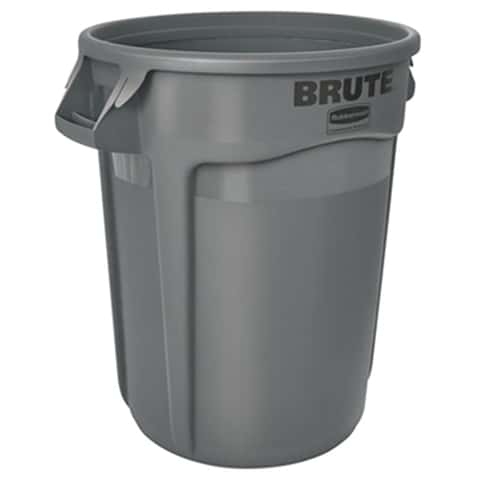 Rubbermaid Brute Gray 32 Gallon Plastic Garbage Can - Ace Hardware ...
