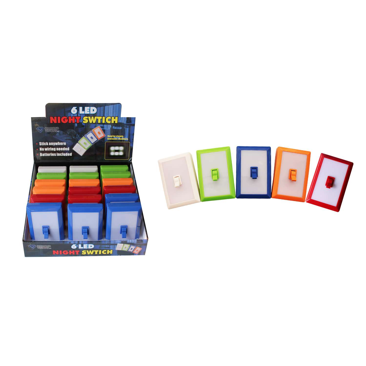 Diamond Visions Manual Battery Powered LED Light Switch - Ace Hardware