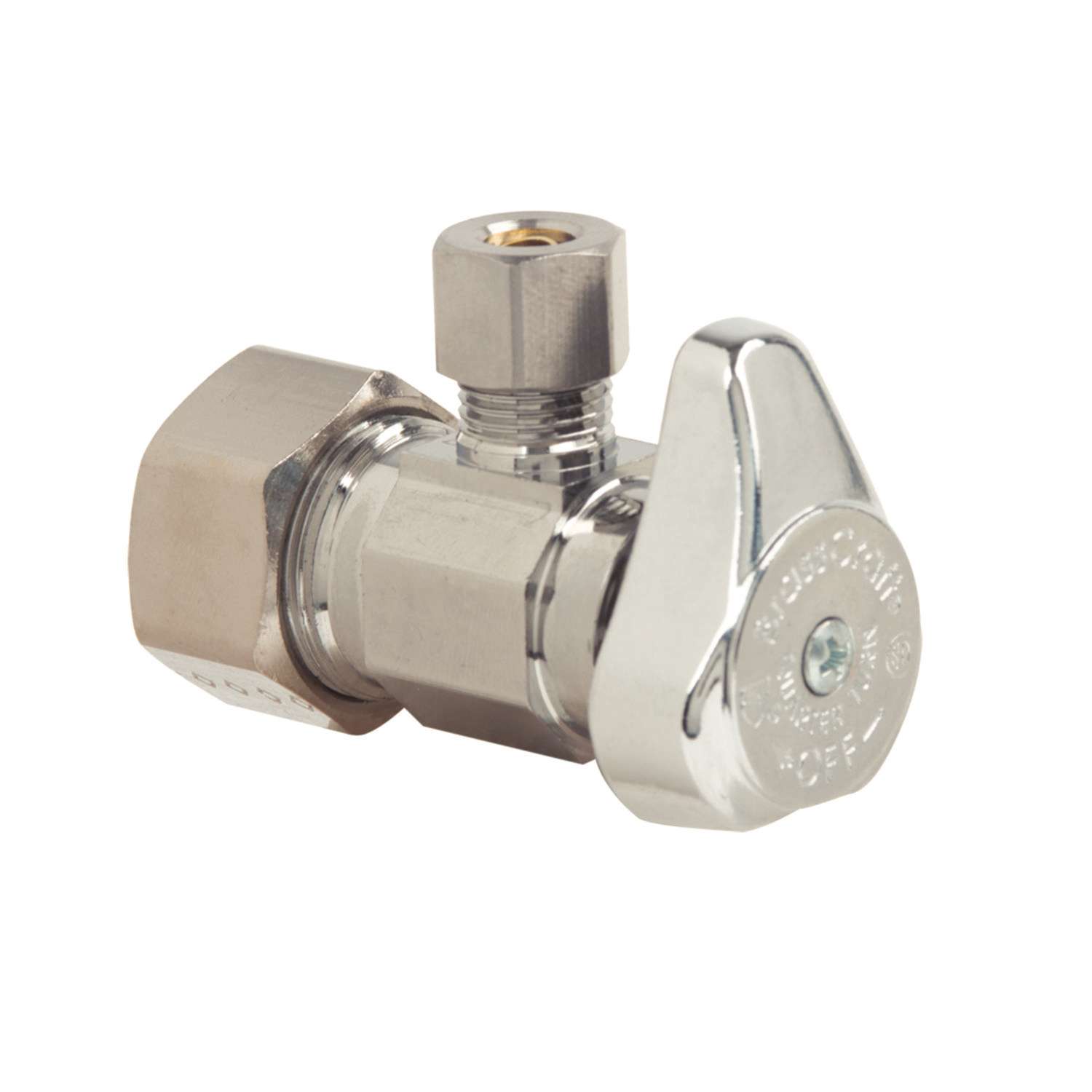 BrassCraft 1/2 in. Compression outlets X 1/4 in. Compression Brass ...