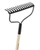 Home Plus+ 54 in. 14 Tine Steel Bow Rake Wood Handle Mfr# R-14AL - Ace ...