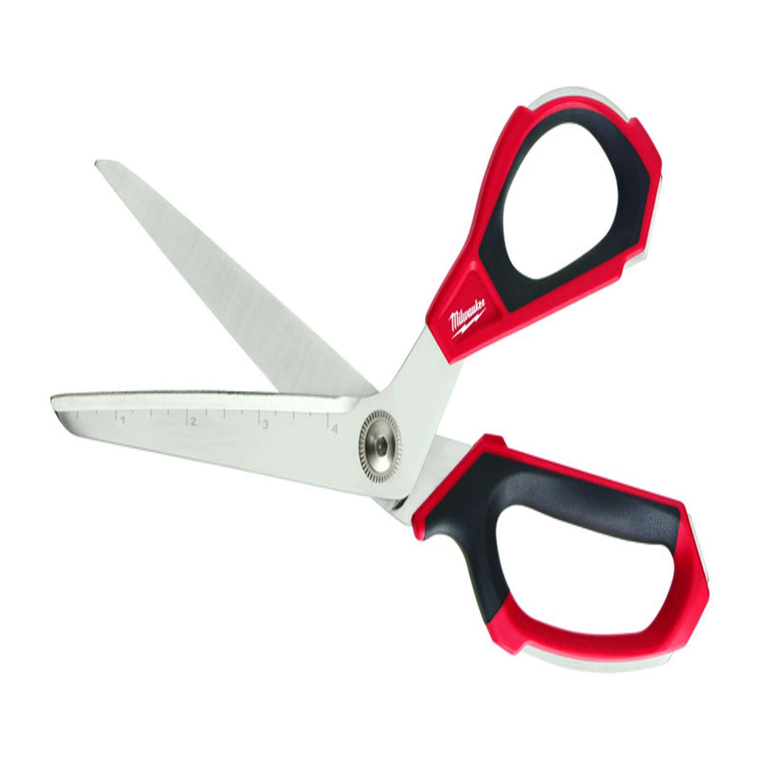 Milwaukee 9.5 in. Iron Carbide Smooth Offset Jobsite Scissors 1 pc ...