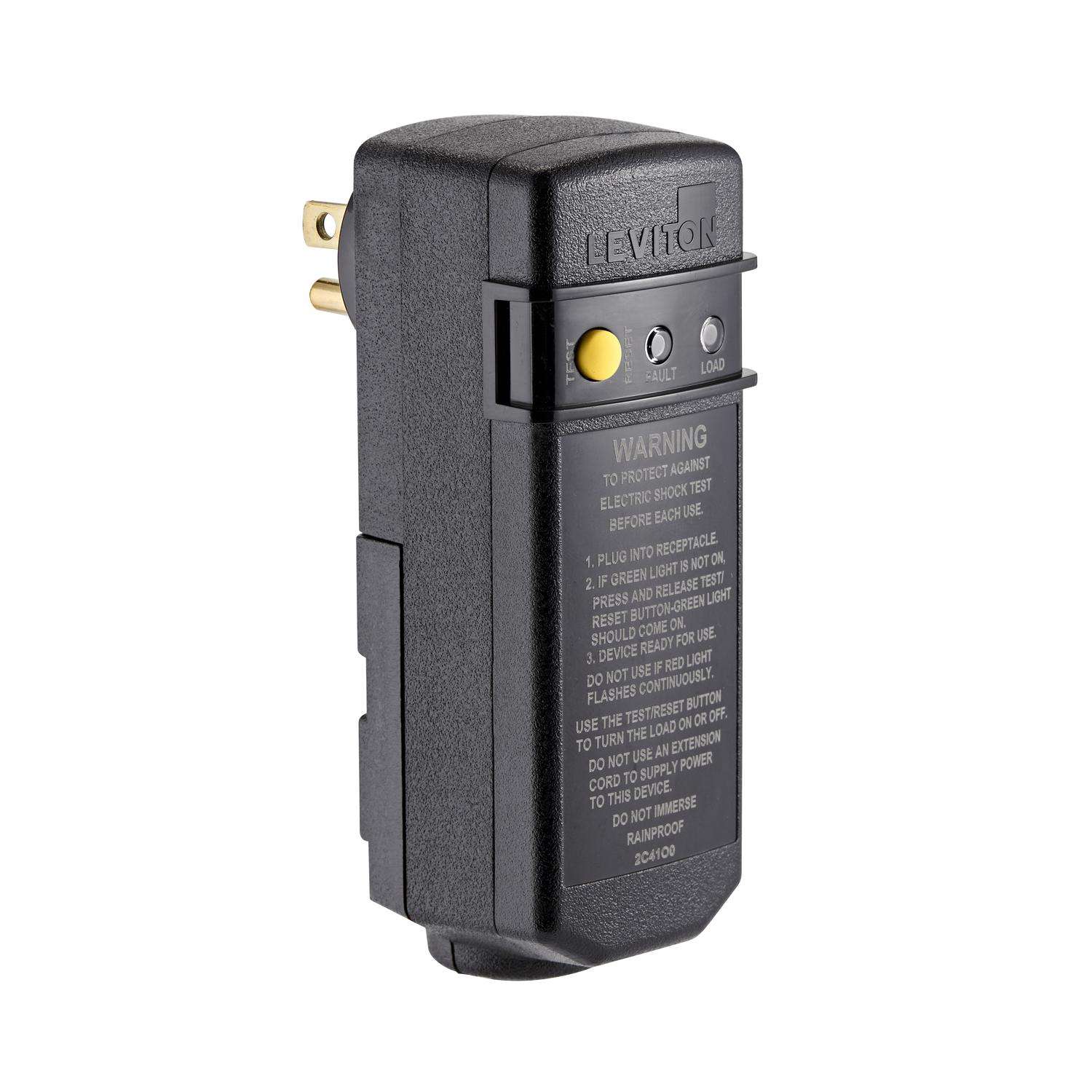Leviton Commercial Thermoplastic GFCI Plug 5-15R 3 Wire - Ace Hardware