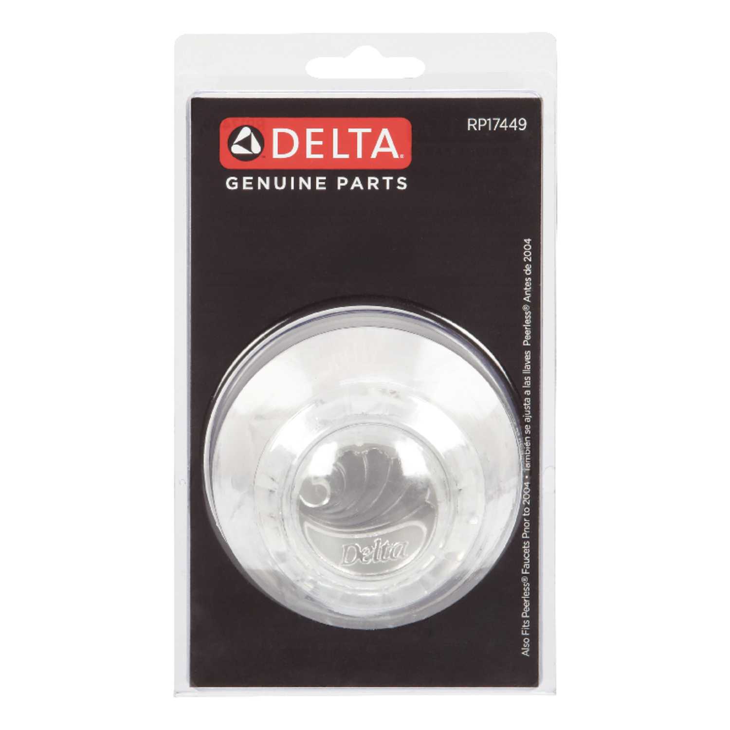 Delta Knob Acrylic Clear Single Faucet Handles - Ace Hardware