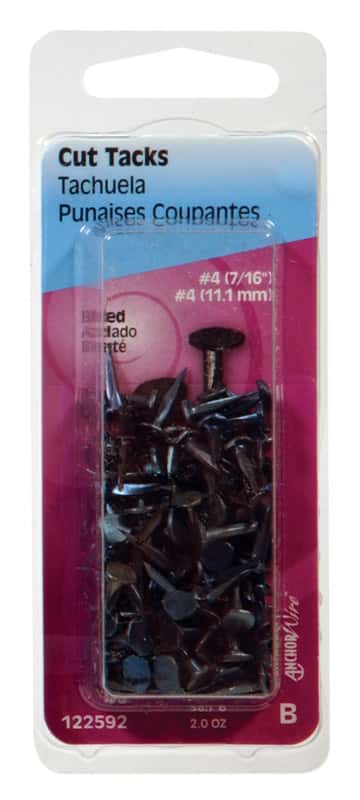 Hillman No. 4 X 7/16 in. L Blue Steel Cut Tacks 2 pk - Ace Hardware