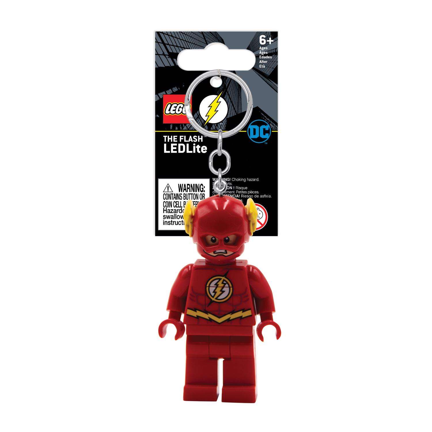 LEGO Plastic Red/Yellow DC The Flash Keychain w/LED Light - Ace Hardware