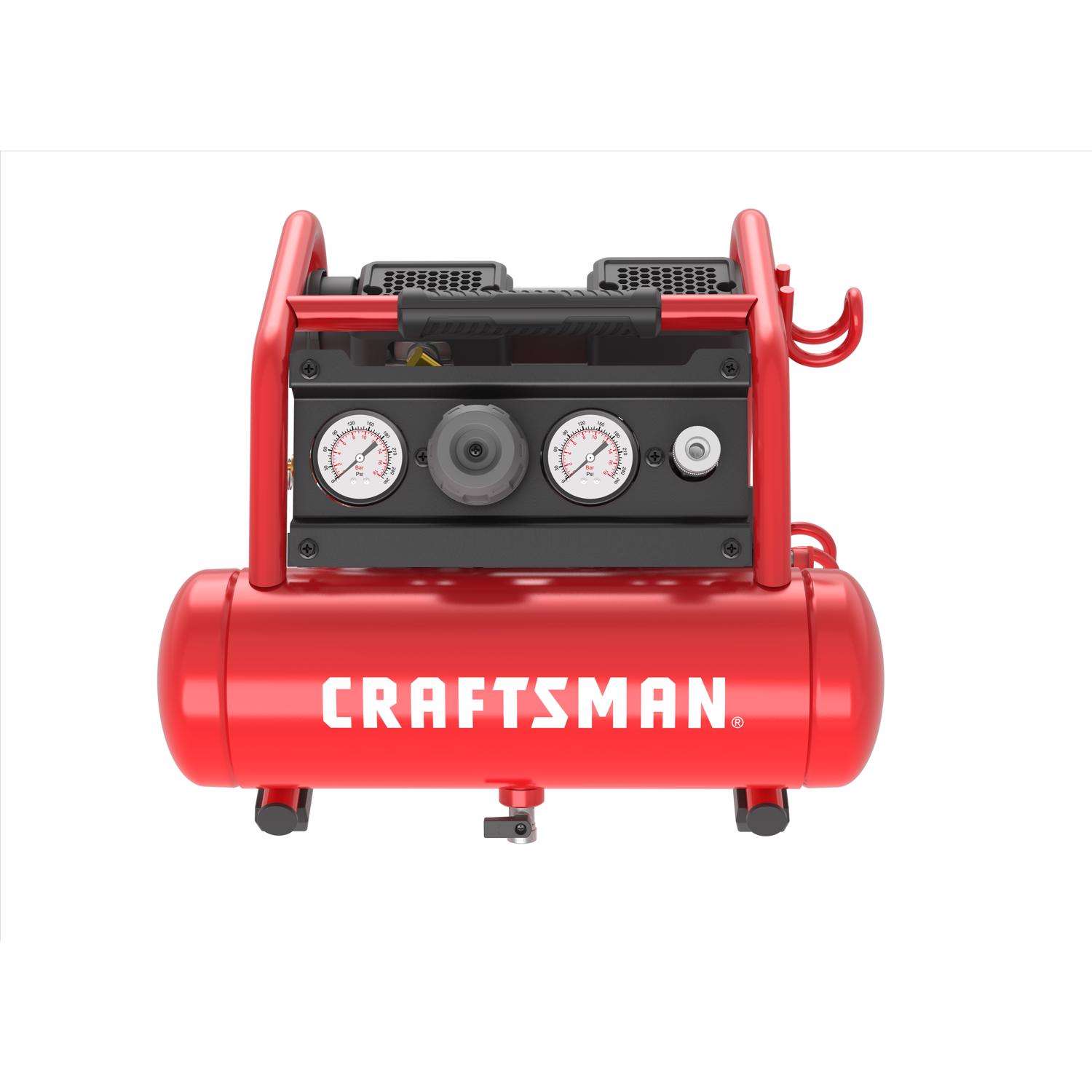 Craftsman 1 gal Horizontal Portable Air Compressor 125 psi 0.5 HP - Ace ...