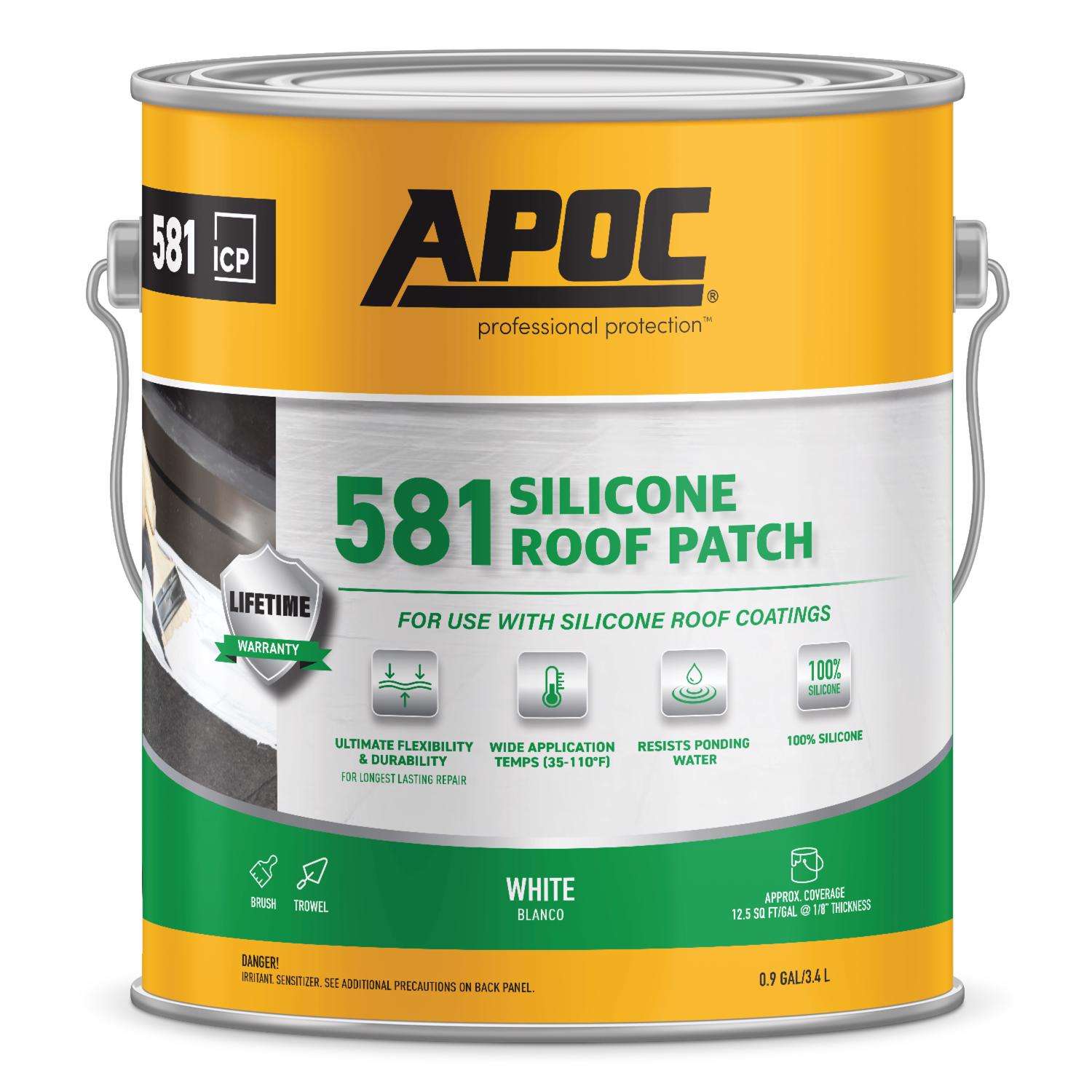 APOC Bright White Silicone Roof Patch 1 gal - Ace Hardware