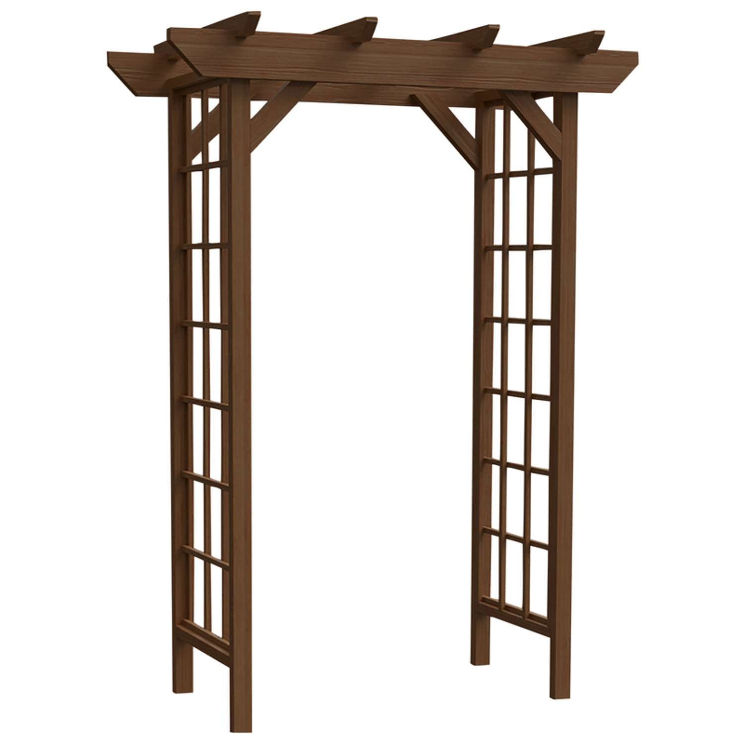 Panacea 84 in. H Brown Wood Arbor - Ace Hardware