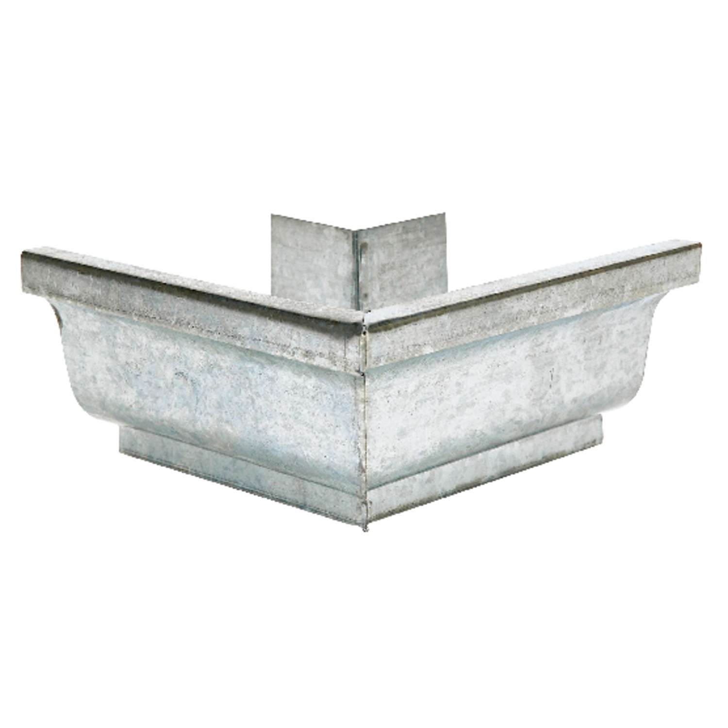 Amerimax 4 in. H X 7.5 in. W X 7.5 in. L Metallic Galvanized Steel K ...