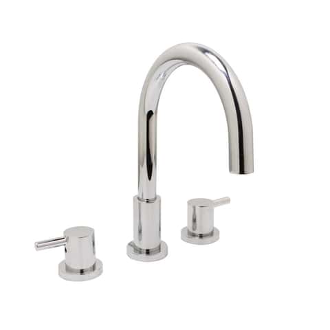 Huntington Brass Euro Chrome Widespread Bathroom Sink Faucet 8 in ...