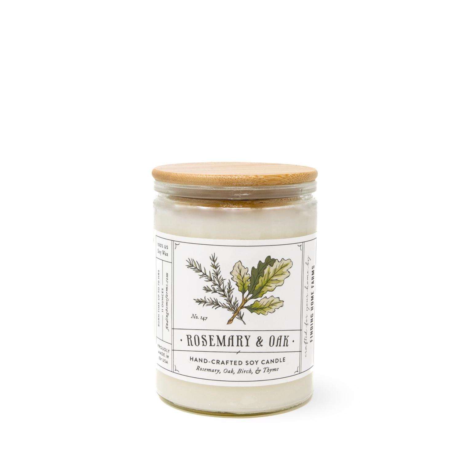 Finding Home Farms White Rosemary & Oak Scent Candle 11 oz - Ace Hardware