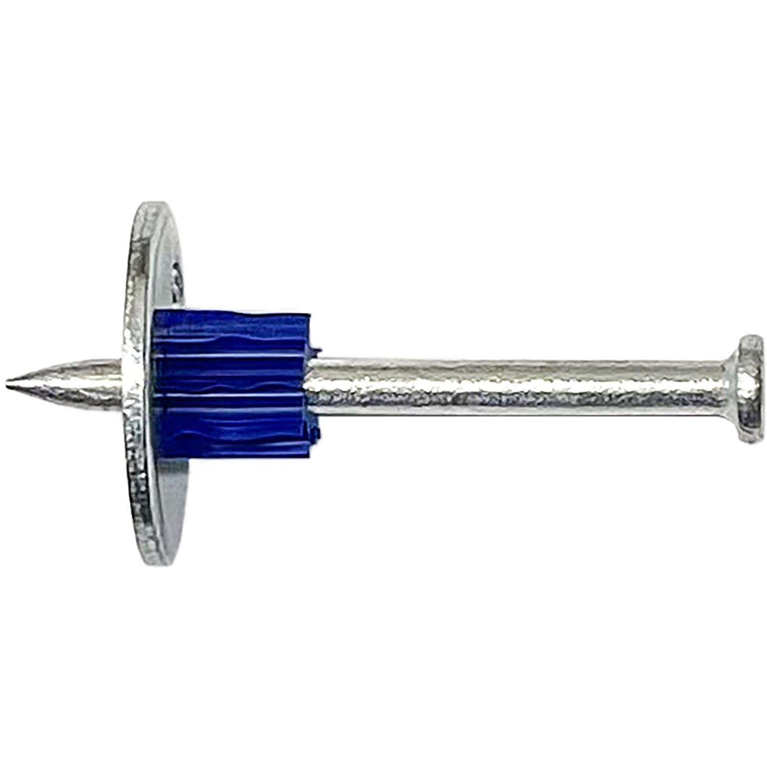 Blue Point .300 in. D X 2 in. L Steel Flat Head Drive Pin with Washer ...