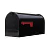 Gibraltar Mailboxes Elite Classic Galvanized Steel Post Mount Black ...