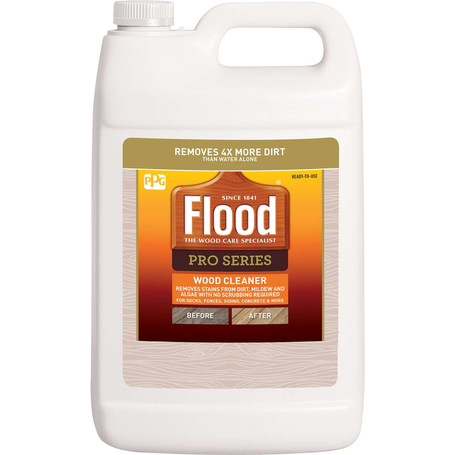 Flood Pro Series Transparent Neutral Wood Cleaner 2.5 gal Mfr# FLD51S2 ...