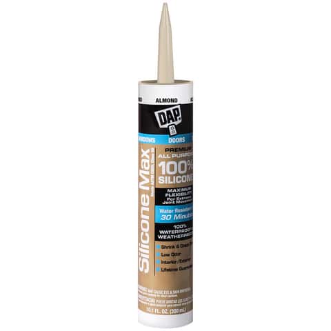 DAP Silicone Max Almond Silicone All Purpose Sealant 10.1 oz - Ace Hardware